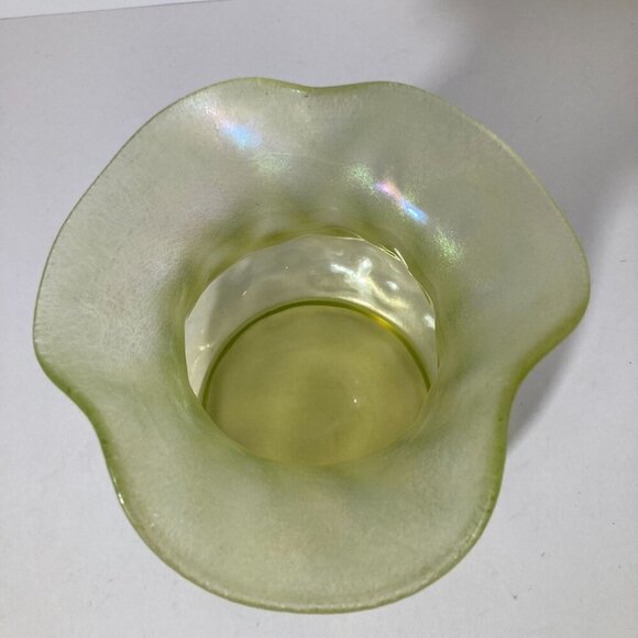 Not branded | Accents | Concave Diamonds Topaz Stretch Uranium Glass ...